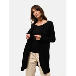 Just Cashmere Kaschmir-Cardigan "Brooke" in Schwarz - 66% | Gr&ouml;&szlig;e L | Damen-pullover-cardigans