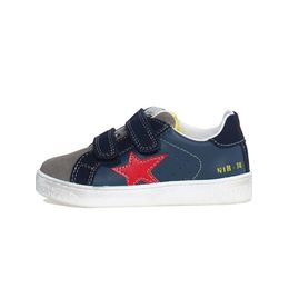 Naturino Leder-Sneakers "Pinn" in Dunkelblau/ Grau - 51% | Gr&ouml;&szlig;e 32 | Babysneakers