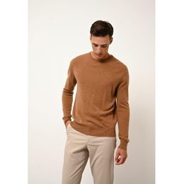 Just Cashmere Kaschmir-Pullover "Howard" in Camel - 60% | Gr&ouml;&szlig;e XL | Herren-plussize