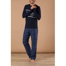 maryplaid Pyjama in Dunkelblau - 59% | Gr&ouml;&szlig;e XL | Herren-waesche