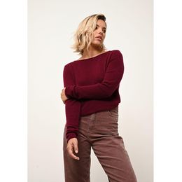 Just Cashmere Kaschmir-Pullover "Grace" in Bordeaux - 63% | Gr&ouml;&szlig;e S | Damen-pullover-cardigans