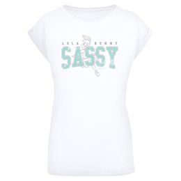 F4NT4STIC Shirt 'Looney Tunes Lola Bunny Sassy' female White size S