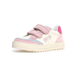 Naturino Leder-Sneakers "Ariton" in Creme/ Rosa - 48% | Gr&ouml;&szlig;e 34 | Babysneakers