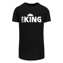 F4NT4STIC T-Shirt 'Disney K&ouml;nig Der L&ouml;wen Movie Crown' Herren Gr&ouml;&szlig;e 5XL schwarz / wei&szlig;