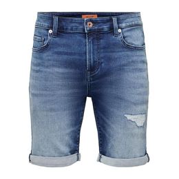 Only & Sons Only & Sons Shorts 'Ply' Herren Gr&ouml;&szlig;e 38 blue denim