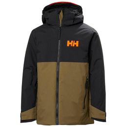 Helly Hansen Skijacke "Traverse" in Hellbraun/ Schwarz - 53% | Gr&ouml;&szlig;e 152 | Kinder-outdoor-jacken
