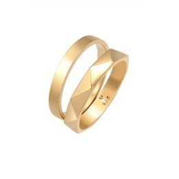 Elli Ring 'Geo' Damen Gr&ouml;&szlig;e 56 gold