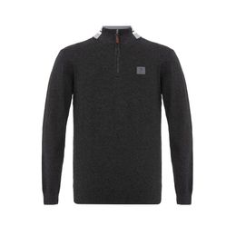 Jacey Quinn Pullover Herren Gr&ouml;&szlig;e XL anthrazit / graumeliert / wei&szlig;