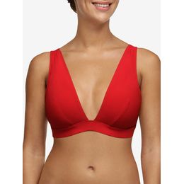 Chantelle Bikini-Oberteil in Rot - 47% | Gr&ouml;&szlig;e M | Damen-bademode