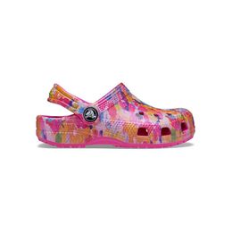 Crocs Crocs "Classic Hyper Real" in Pink/ Bunt - 61% | Gr&ouml;&szlig;e 19/20 | Baby-badeschuh