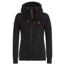 Naketano Sweatjacke Damen Gr&ouml;&szlig;e XXL schwarz