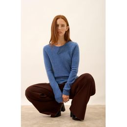 Just Cashmere Kaschmir-Pullover "Joyce" in Blau - 63% | Gr&ouml;&szlig;e M | Damen-pullover-cardigans