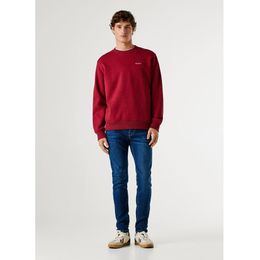 Pepe Jeans Sweatshirt "Griffin" in Rot - 38% | Gr&ouml;&szlig;e M | Herren-plussize