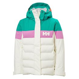 Helly Hansen Ski-/ Snowboardjacke "Diamond" in Creme/ Lila/ T&uuml;rkis - 58% | Gr&ouml;&szlig;e 134 | Kinder-outdoor-jacken