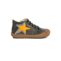 Naturino Leder-Sneakers in Anthrazit - 44% | Gr&ouml;&szlig;e 23 | Babysneakers