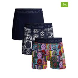MUCHACHOMALO 3er-Set: Boxershorts in Bunt - 53% | Gr&ouml;&szlig;e XL | Herren-waesche