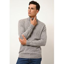 Just Cashmere Kaschmir-Rollkragenpullover "Connor" in Grau - 63% | Gr&ouml;&szlig;e XL | Herren-plussize