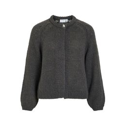 Vila Cardigan in Anthrazit - 64% | Gr&ouml;&szlig;e L | Damen-pullover-cardigans