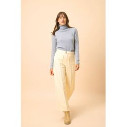 Just Cashmere Kaschmir-Rollkragenpullover "Ava" in Hellblau - 64% | Gr&ouml;&szlig;e L | Damen-pullover-cardigans