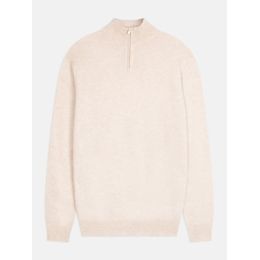 Just Cashmere Kaschmir-Pullover "Bradley" in Beige - 64% | Gr&ouml;&szlig;e XL | Herren-plussize