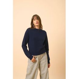 Just Cashmere Kaschmir-Pullover in Dunkelblau - 51% | Gr&ouml;&szlig;e S | Damen-pullover-cardigans