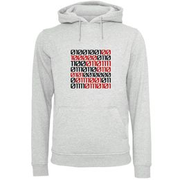 F4NT4STIC Sweatshirt 'I love you 01001001 Binary Code Valentinstag' male Grey size M