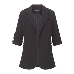 Cloud 5ive Damen CLOUD 5IVE Allwetterjacke &raquo;CLOUD 5IVE Turn-Up 3/4 Sleeve Blazer&laquo; 1 Stk. tlg. ohne Kapuze XL