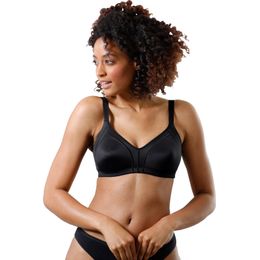 Naturana Damen Minimizer-BH ohne B&uuml;gel mit St&uuml;tze schwarz Gr&ouml;&szlig;e 100C