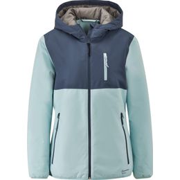 Damen Funktionsjacke in w&auml;rmender Qualit&auml;t rauchblau-mint Gr&ouml;&szlig;e 38