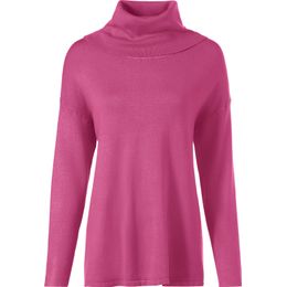 Heine Damen Rollkragenpullover im Oversized-Look fuchsia Gr&ouml;&szlig;e 38