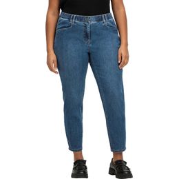 sheego Damen Jeans mit Gummibund blue denim Gr&ouml;&szlig;e 44