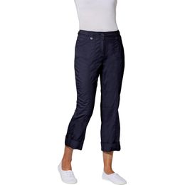 CR&Eacute;ATION L Damen Baumwollhose mit krempelbaren Beinen marine Gr&ouml;&szlig;e 19