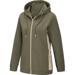 feel good Damen Jacke khaki-sand Gr&ouml;&szlig;e 36/38