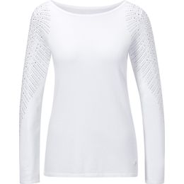 CREATION L PREMIUM Damen 3/4 Arm-Pullover in Feinstrick-Qualit&auml;t wei&szlig; Gr&ouml;&szlig;e 36