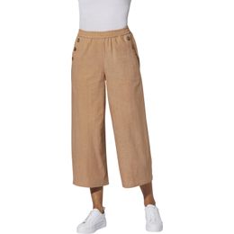 CR&Eacute;ATION L Damen Culotte mit Dehnbund camel Gr&ouml;&szlig;e 38