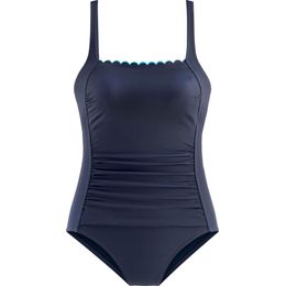 Lascana Damen Badeanzug navy-t&uuml;rkis Gr&ouml;&szlig;e 38B