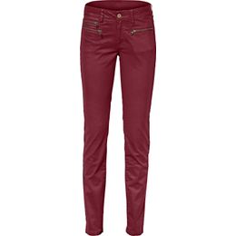 Heine Damen R&ouml;hrenhose in Stretch-Qualit&auml;t bordeaux Gr&ouml;&szlig;e 22
