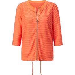 CR&Eacute;ATION L Damen Shirt-Set in Struktur-Qualit&auml;t orange Gr&ouml;&szlig;e 36
