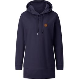 CR&Eacute;ATION L Damen Longsweatshirt mit Kapuze marine Gr&ouml;&szlig;e 40