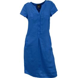 Heine Damen Sommerkleid in knieumspielender L&auml;nge royalblau Gr&ouml;&szlig;e 46