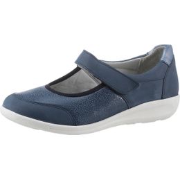 Damen Slipper mit Stretch-Einsatz jeansblau Gr&ouml;&szlig;e 37