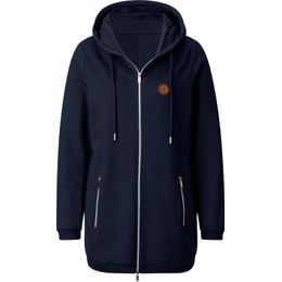 CR&Eacute;ATION L Damen Sweatjacke in weich angerauter Qualit&auml;t marine Gr&ouml;&szlig;e 36
