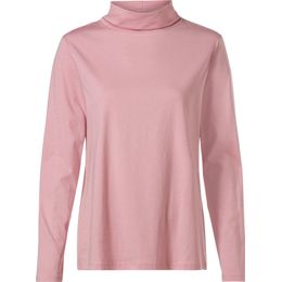 CR&Eacute;ATION L Damen Stehkragenshirt aus Baumwoll-Stretch-Qualit&auml;t hortensie Gr&ouml;&szlig;e 36