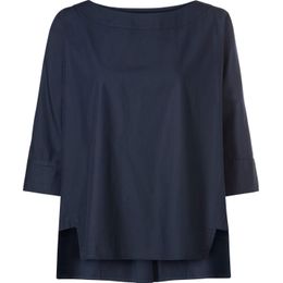 Heine Damen Schlupf-Bluse mit 3/4-&Auml;rmeln mit Manschette marine Gr&ouml;&szlig;e 34