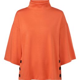 Heine Damen Sweatshirt in Oversize-Form orange Gr&ouml;&szlig;e 38