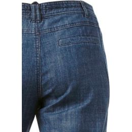 Heine Damen Caprihose aus Baumwoll-Stretch blue denim Gr&ouml;&szlig;e 34