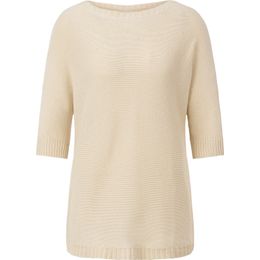 CR&Eacute;ATION L Damen Pullover mit Fledermaus-&Auml;rmeln sand Gr&ouml;&szlig;e 38