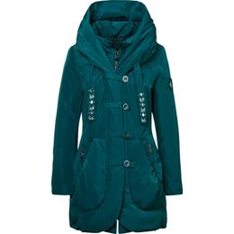 CREATION L PREMIUM Damen Daunenjacke in Memory-Qualit&auml;t petrol Gr&ouml;&szlig;e 36