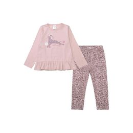 STACCATO Pyjama M&auml;dchen Gr&ouml;&szlig;e 92/98 lila / pastelllila / schwarz / wei&szlig;