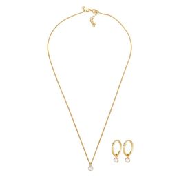 Elli Premium Jewelry Set 'Mondstein' female Gold size 40